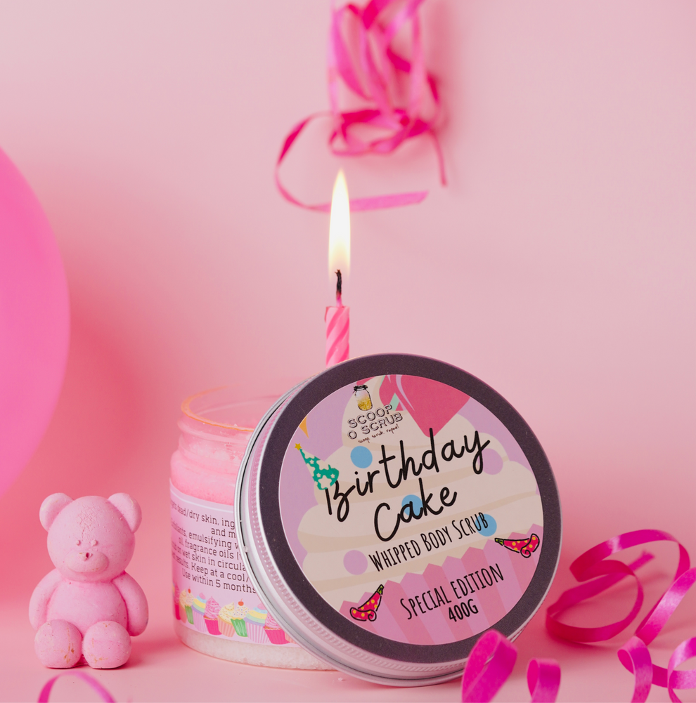 Birthday Cake Whipped Body Scrub – Scoop O Scrub