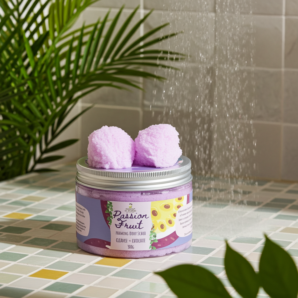 Passion Fruit Foaming Body Scrub – Scoop O Scrub