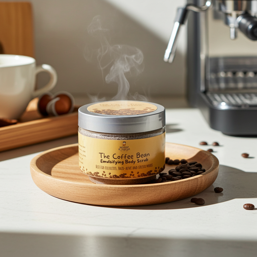 The Coffee Bean “emulsifying body scrub” For stretch marks and body ac ...